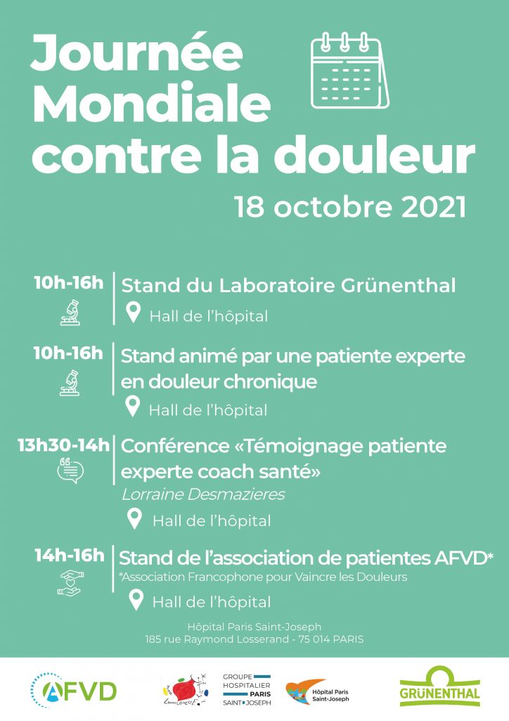 Journée mondiale de la douleur - Hôpital Paris Saint‑Joseph